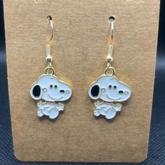 Handmade | Jewelry | Snoopy Earrings | Poshmark